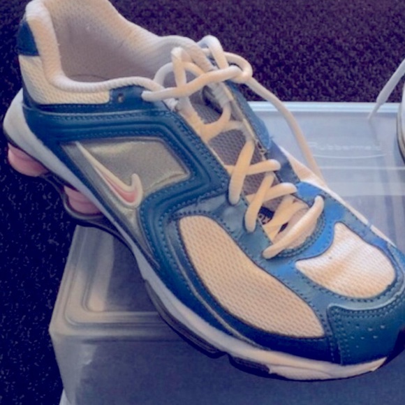 Nike | Shoes | Nike Vintage Iconic Blue Shox R4 Athletic Shoes | Poshmark